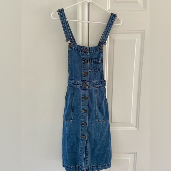 BDG | Dresses | Bdg Urban Outfitters Denim Overall Midi Dress | Poshmark